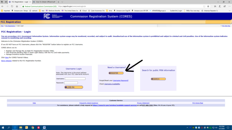 How to Look Up and Print Your Call Sign – HSVARC